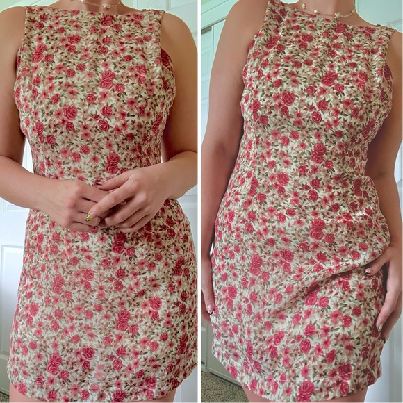 Vintage | Dresses | Vintage 9s Rose Flower Coquette Girly Ballet ...